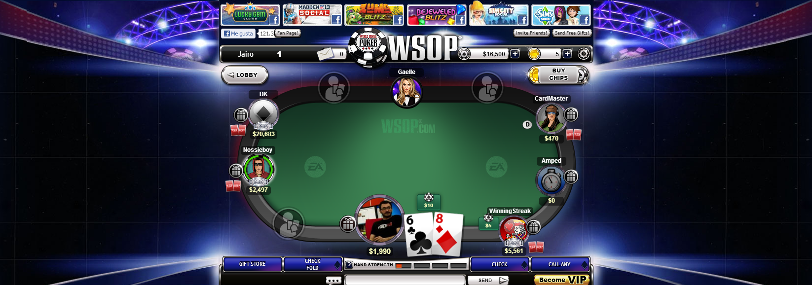 Las WSOP lanzan su aplicación en Facebook | Poker Red